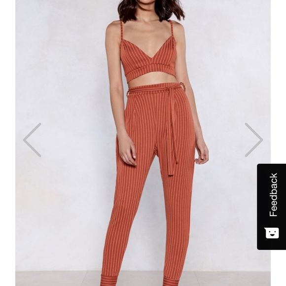Nasty Gal | Other | Navy Blue Two Piece Set | Poshmark